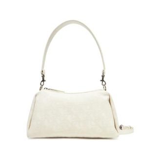 Calvin Klein Femme, Sacs, Beige, Taille: ONE Size Convertible Logo Jacquard Shoulder Bag