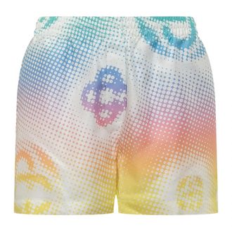 Casablanca Halftone Logo Shorts - - Swimwear - Damen - Mehrfarbig - S
