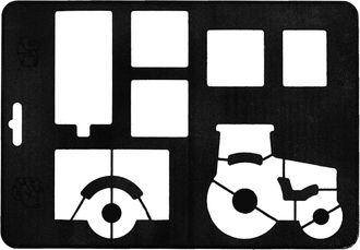 Orthex 3D Backform Traktor mit Anhänger