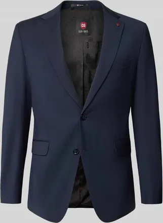 CG - Club of Gents Slim Fit 2-Knopf-Sakko aus Woll-Elasthan-Mix Modell Colvin