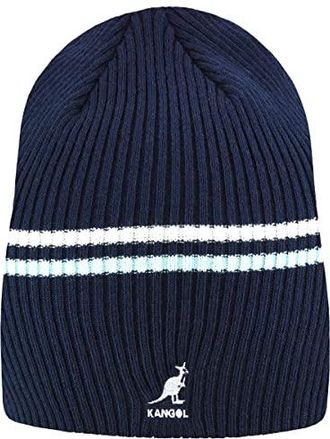 Kangol Bonnet Beanie Service-K Rib Short Bonnet à Revers (Taille Unique - Bleu foncé)