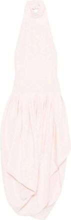 Magda Butrym Femme, Robes, Rose, Taille: 34 FR Floral-appliqu&eacute; Ruched Midi Dress