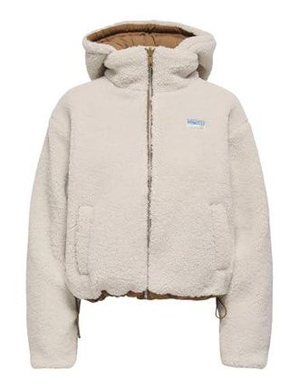 Only Onlmaria Life Rev Puffer Jacket CC OTW Veste pour femme, Cloud Dancer, L