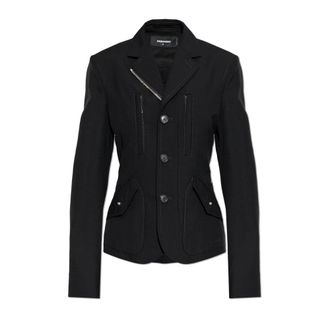 Dsquared2 Blazer mit mehreren Taschen - - Jackets - Damen - Schwarzk - M