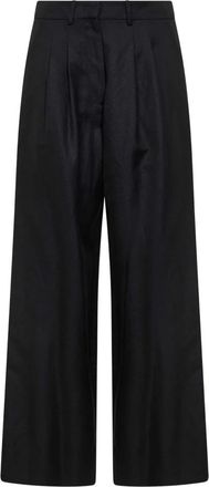 Pantaloni Torino Femme, Pantalons, Noir, Taille: 34 FR Pantalon &agrave; jambes larges