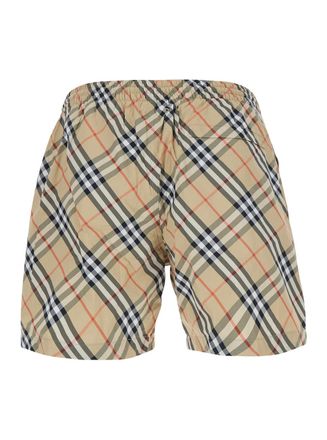 Burberry Mens Swim Shorts Beige Polyamide Beachwear Sea Clothing