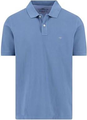 Fynch-Hatton Polo classique en coton de qualit&eacute; sup&eacute;rieure, bleu nuit, M