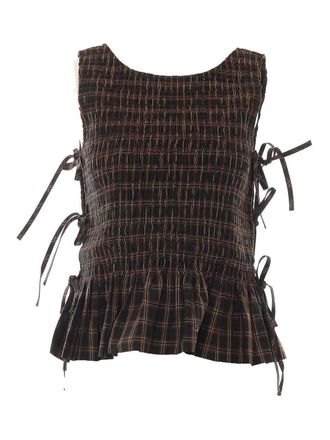 Ganni Top - Marron