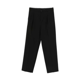 Amaranto Amar&aacute;nto, Homme, Pantalons, Noir, Taille: XL Pleated Tailored Pantalons