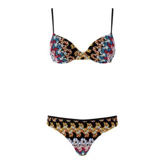 Missoni Femme, Maillots de bain, Multicolore, Taille: 40 FR Bikini Balconnet Zig-Zag MultiColour