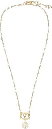Valentino Garavani Femme, Accessoires, Jaune, Taille: ONE Size Collier VLogo Signature