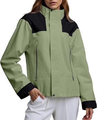 Generic Vestes pour femmes, l&eacute;g&egrave;res, coupe-vent, respirantes, parfaites pour les couples, Vert, XXL