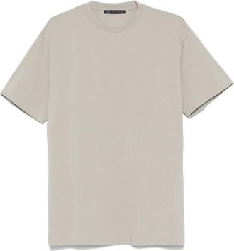 low brand Homme, Tops, Beige, Taille: XL T-Shirt en Cr&ecirc;pe Stretch