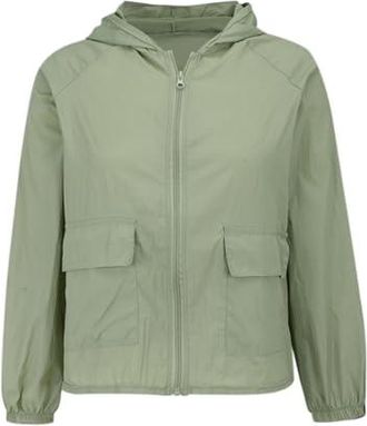 Generic Manteau dext&eacute;rieur l&eacute;ger pour femme - Combinaison dalpinisme - Fermeture &eacute;clair - Imperm&eacute;able - D&eacute;contract&eacute; - Coupe-vent - Veste de surv&ecirc;tement - Pull