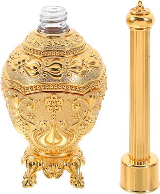 NUOBESTY Elegante Europ&auml;ische Weihwasserflasche aus Langlebigem Zinklegierungs Glas mit Feiner Verarbeitung Edlem Design und Perfektem Party wasserbeh&auml;lter f&uuml;r