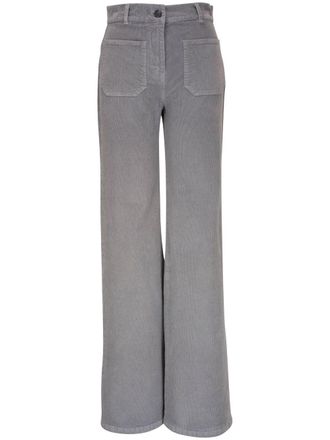 Nili Lotan pantalon en jean &agrave; taille haute - Gris