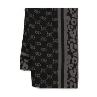 Liu Jo Femme, Accessoires, Noir, Taille: ONE Size Écharpes Noires Lot de 2