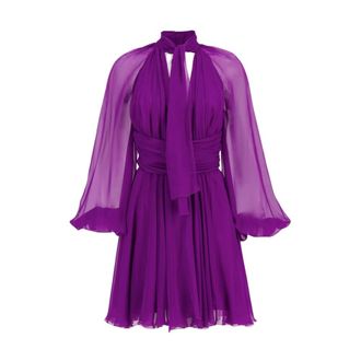 Dolce & Gabbana Damen, Kleider, Lila, XSGr&ouml;&szlig;e