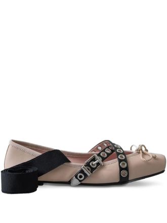 Pretty Ballerinas ballerines en cuir - Rose