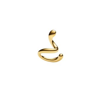 Maria Black Femme, Accessoires, Jaune, Taille: ONE Size Coil Whirl Ear Cuff