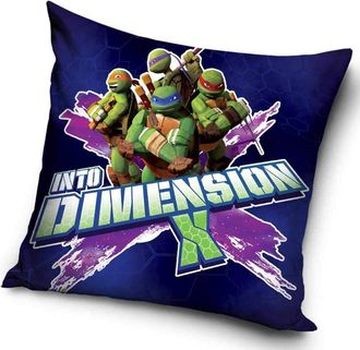 Nickelodeon Turtles Kissenhülle TMNT1005 100% Baumwolle 40 x 40 cm
