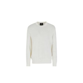 A|X Armani Exchange Baumwollmischung Rundhals-Pullover - - Knitwear - Herren - Beige - XL