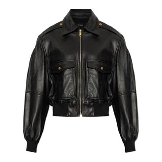 Willy Chavarria Kurze Lederjacke - - Jackets - Damen - Schwarzk - S