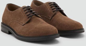 Mango Chaussures costume cuir cognac - Homme - 39 - MANGO MAN