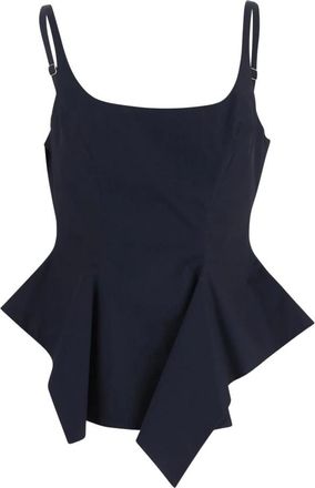 Khaite Femme, Tops, Bleu, Taille: 34 FR Cotton Loa Top