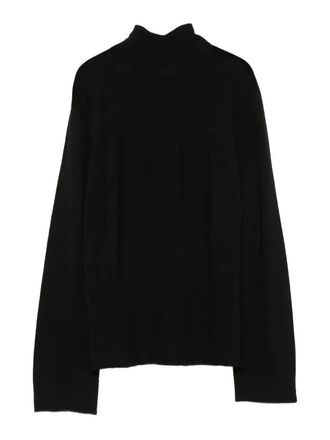 Alpha Studio Pull Col Roul&eacute; - Noir