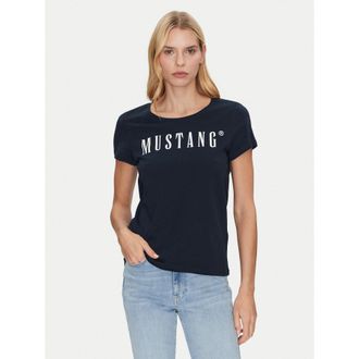Mustang Jeans Mustang T-Shirt Alma 1013933 Dunkelblau Regular Fit