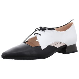 Hispanitas Damen Schnürschuh Soho V25 von Hispanitas in Weiß mit Schwarz im Stil der 20iger Jahre. schwarz/weiß Gr. 37