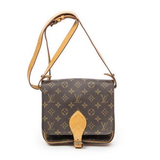 Louis Vuitton Crossbody Bags - Cartouchiere MM - Gr. unisize - in Braun - f&uuml;r Damen