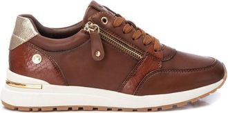 Xti Sportschuhe Sneaker Damen Kamel - Bequeme und vielseitige Schuhe - Casual Mode - Modell 14320202 (Gr&ouml;&szlig;e 40)