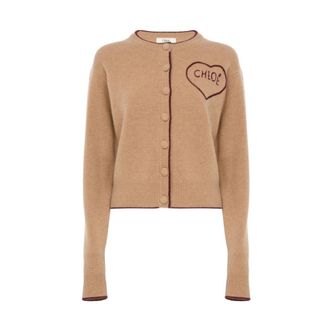 Chlo&eacute; Cardigan - - Knitwear - Damen - Braun - M