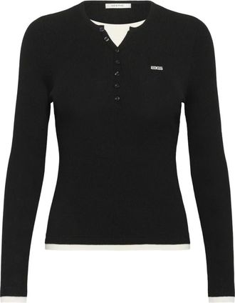 Gestuz Femme, Tops, Noir, Taille: 40 FR Long Sleeve Hauts