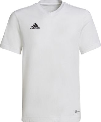 adidas Unisex Kids T-Shirt (Short Sleeve) Ent22 Tee Y, White, HC0447, 116 EU