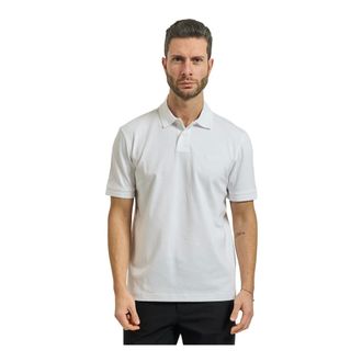 HUGO BOSS Homme, Tops, Blanc, Taille: XL Polo &agrave; 2 boutons en maille interlock