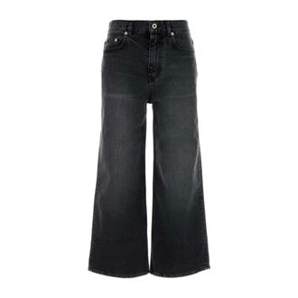 Kenzo Femme, Jeans, Noir, Taille: W27 Futura Sumire Cropped Pants