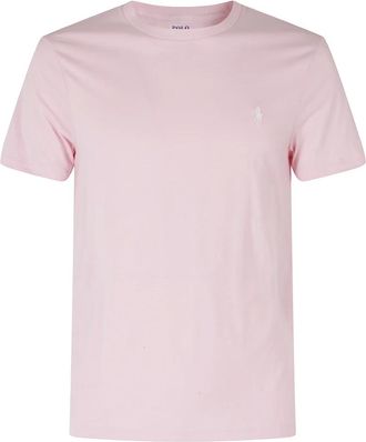 Polo Ralph Lauren Homme, Tops, Rose, Taille: XL Custom Slim Fit Jersey T-Shirt