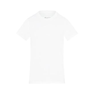 Maison Margiela Reverse Logo T-Shirt - - Tops - Damen - Wei&szlig; - XS