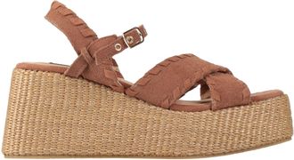 Colors Of California CRISS CROSS WEDGE SANDAL