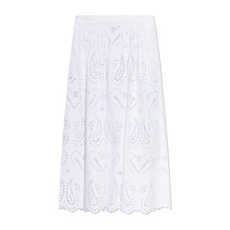 Etro Broderie Anglaise Midi-Rock - - Skirts - Damen - Wei&szlig; - S