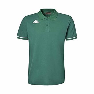 Kappa Barli Polo, Vert/Blanc, XXL Hommes