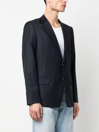 Lanvin Virgin Wool Blazer - Navy