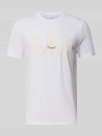 GAP T-Shirt mit Logo und Rundhalsausschnitt