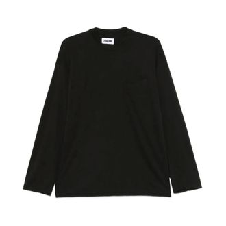 Magliano Femme, Tops, Noir, Taille: 40 FR T-shirt &agrave; manches longues avec poche poitrine