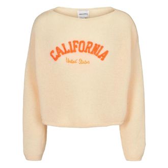 Americandreams Molly Cropped - - Knitwear - Damen - Beige - S/M