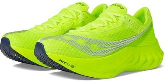 Saucony Baskets Endorphin Pro 4 pour homme, Argent citron, 42.5 EU