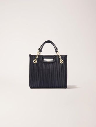 Maje Mini Cabas En Cuir Matelass&eacute; - Noir - Maje